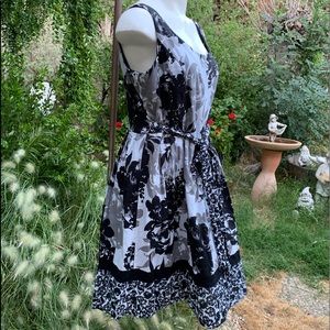 dressbarn Dresses | Womens Sleeveless Dress With Sash Tie | Poshmark